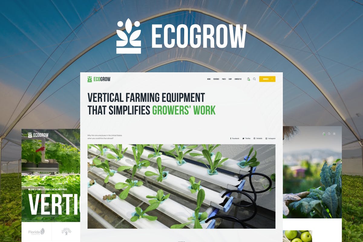 EcoGrow – Vertical Farming & Green Technologies Theme + AI 1.0.0- Download for Wordpress