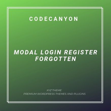 Modal Login Register Forgotten WordPress Plugin 2.0.0- Download for Wordpress
