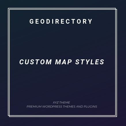 GeoDirectory Custom Map Styles 2.2.1- Download for Wordpress