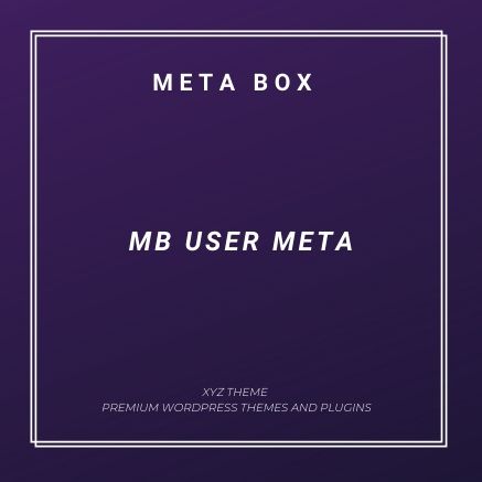 MB User Meta 1.2.9- Download for Wordpress
