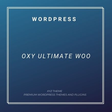 Download Oxy Ultimate Woo 1.2.4 - XYZ Theme