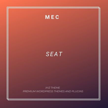 MEC Seat 1.1.2- Download for Wordpress
