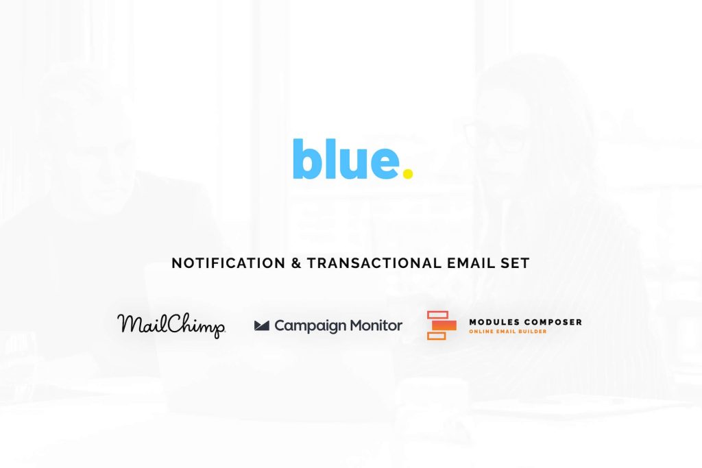 Blue - Notification Email Templates- Download for Wordpress