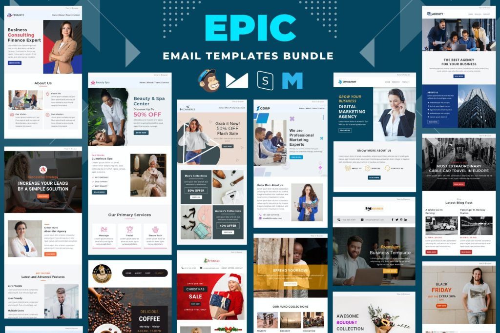 Epic - Multi-Concept Email Templates Bundle