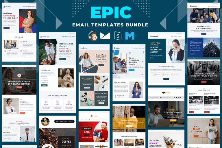 Epic - Multi-Concept Email Templates Bundle