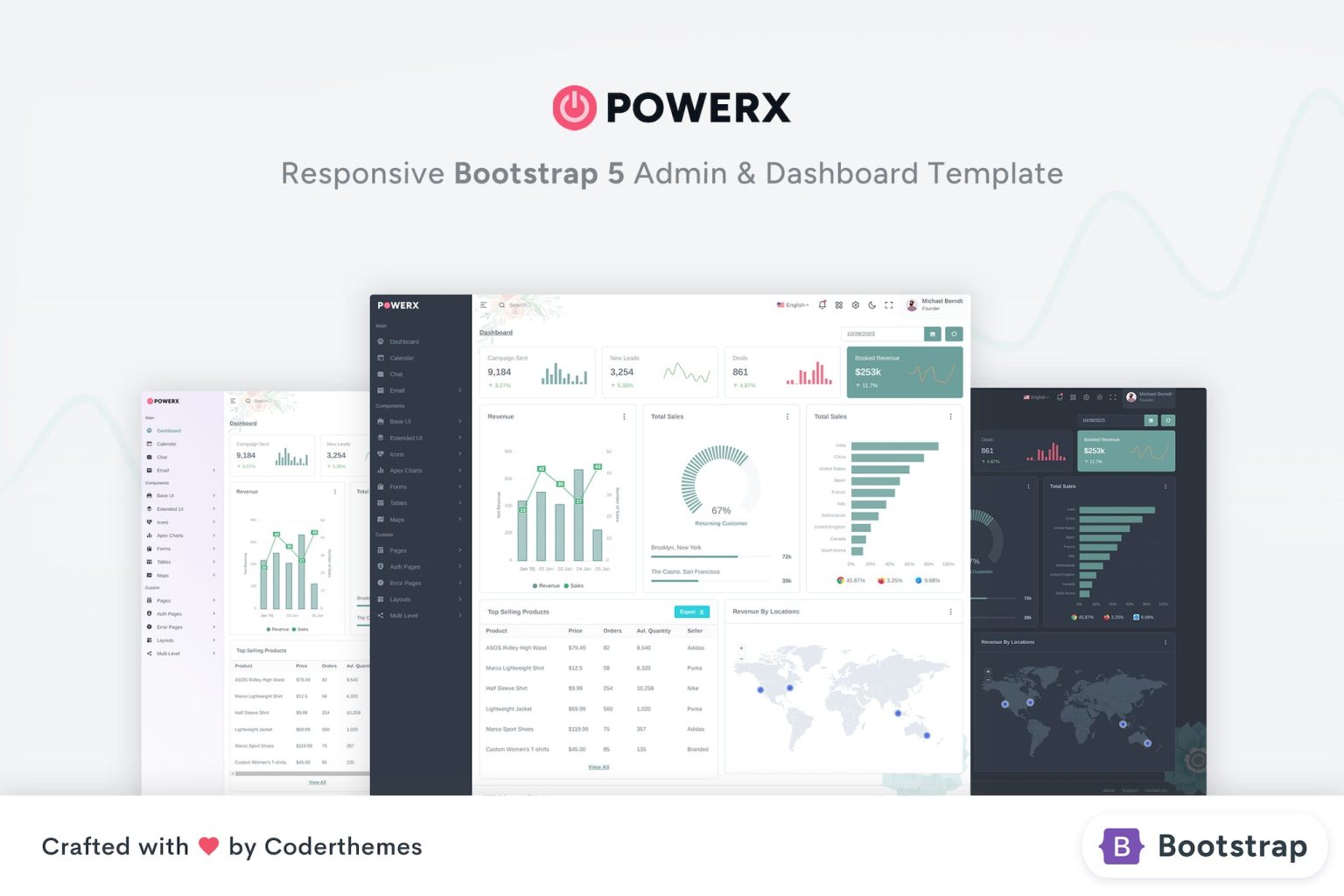PowerX- Bootstrap Admin and Dashboard UI Kit