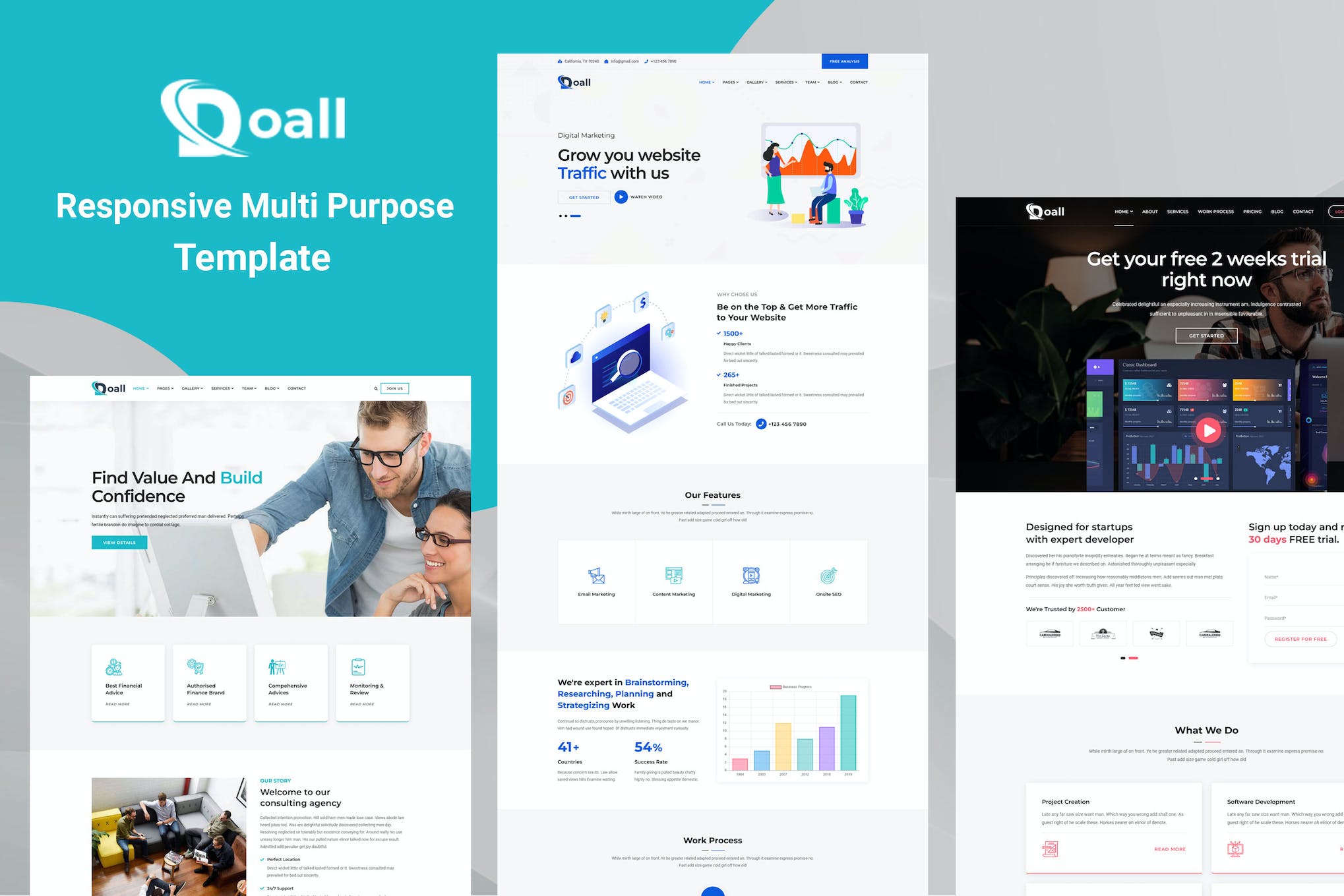 Doall - Responsive Multi Purpose Template- Download for Wordpress