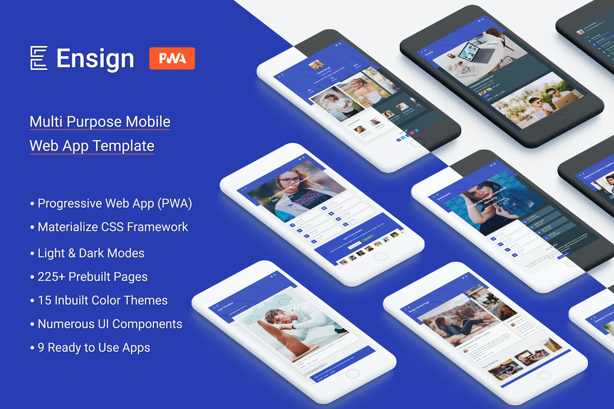 Ensign Multi Purpose Pwa Mobile App Template