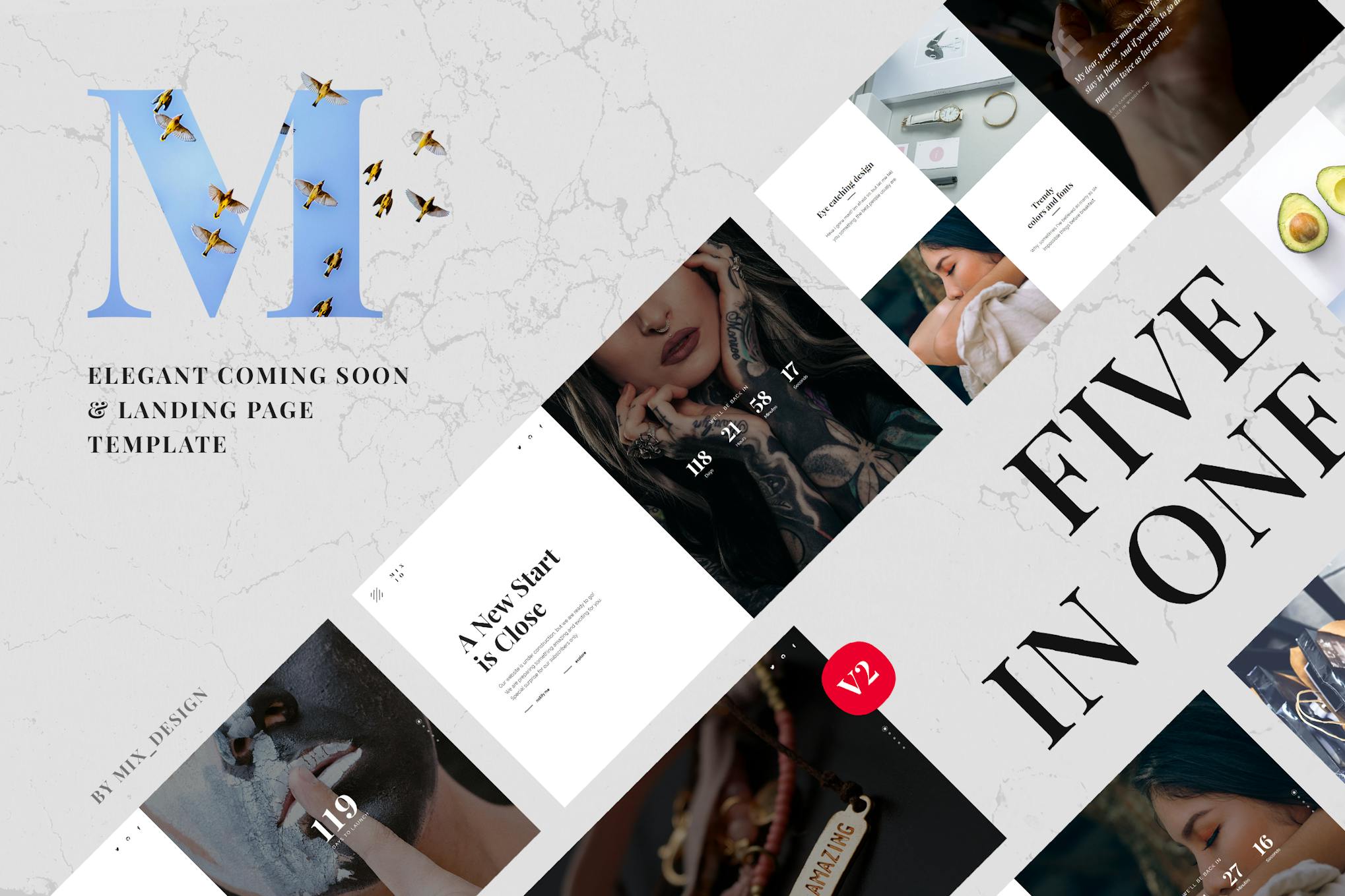 Mixio - Five in One Multipurpose Template- Download for Wordpress