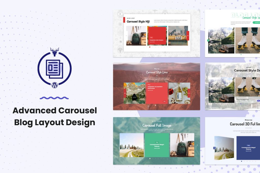 Advanced Carousel Blog Layout Design 1.0.0- Download for Wordpress