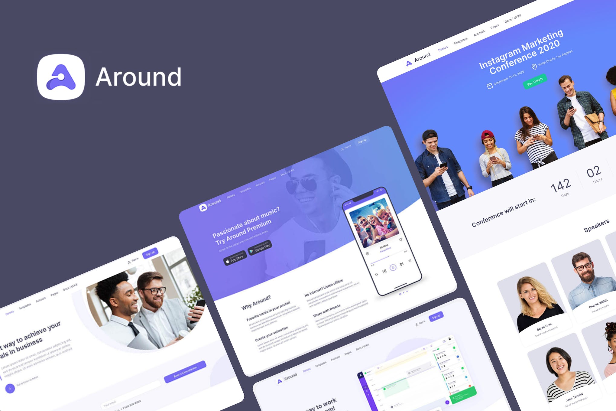 Around- Multipurpose Business 1.0.30 WordPress Theme