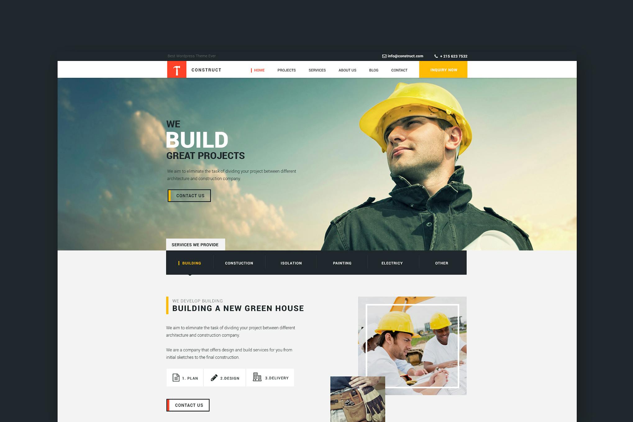 Construct: Building and Construction HTML Template