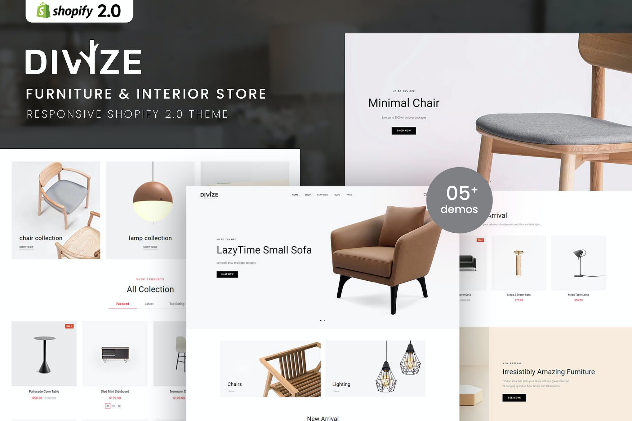 Divize - Furniture & Interior Shopify Theme