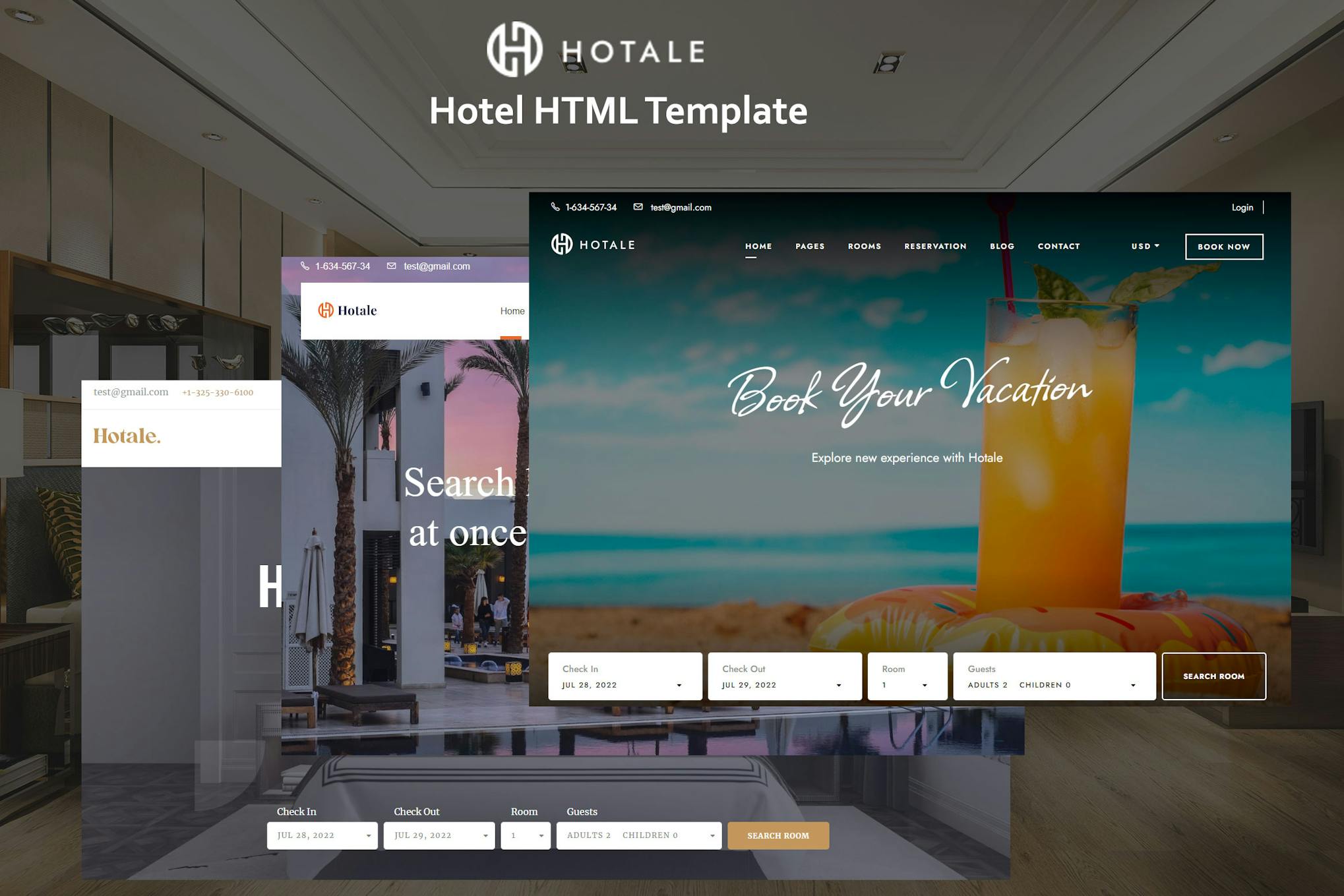Hotale - Hotel HTML Template