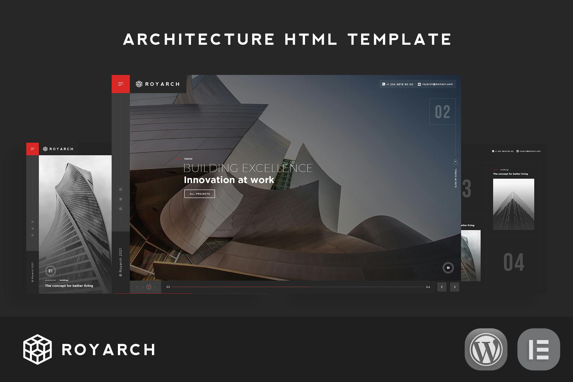 Royarch - Architecture HTML Template