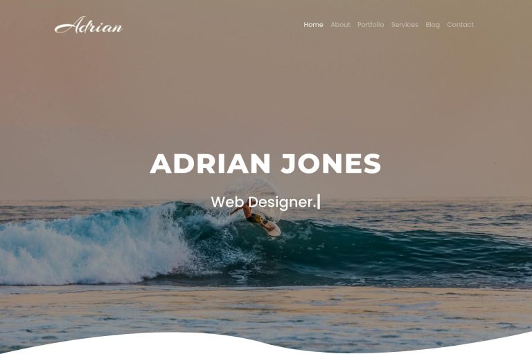 Adrian - Portfolio Template