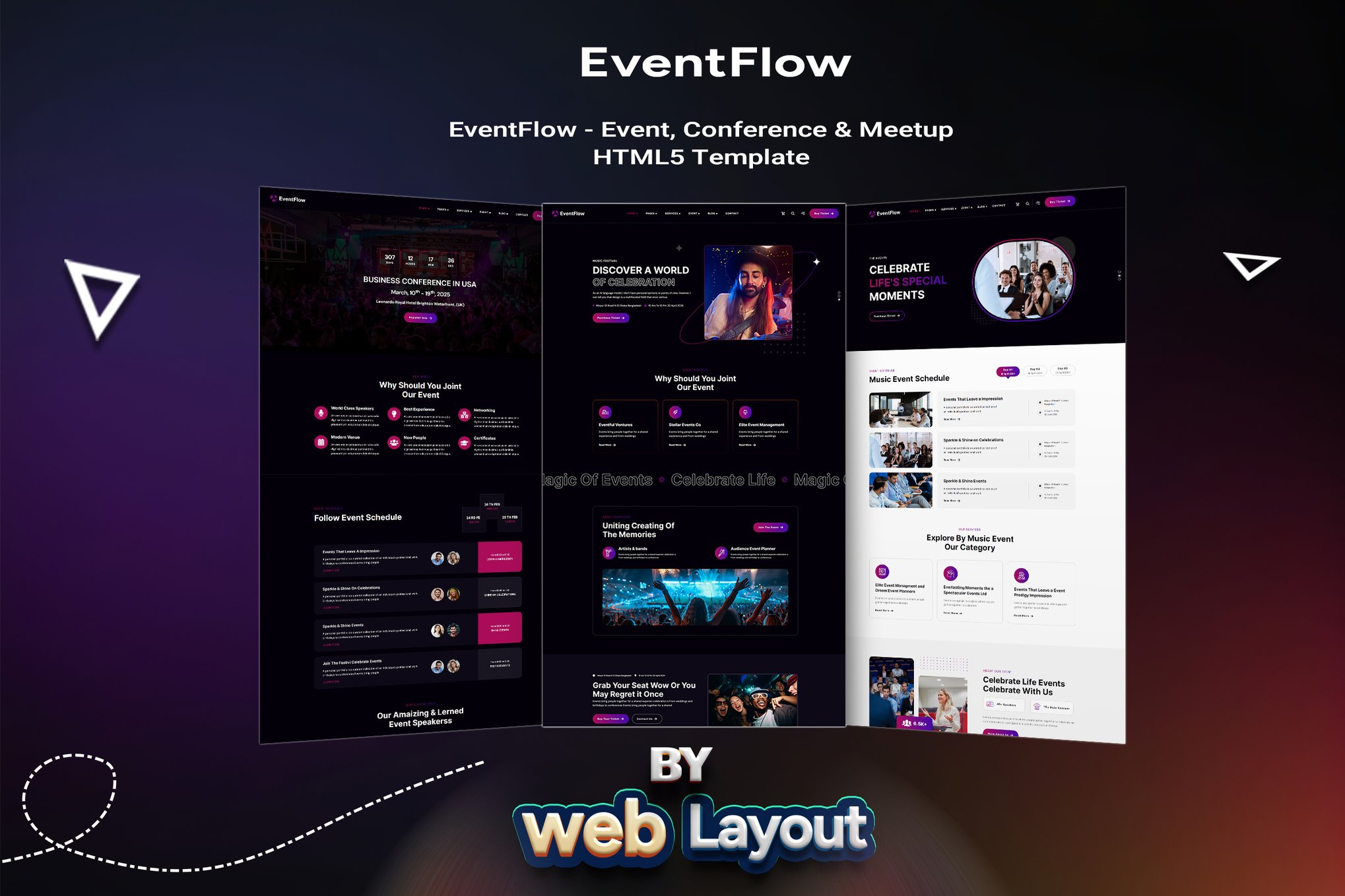 EventFlow - Event & Conference HTML5 Template