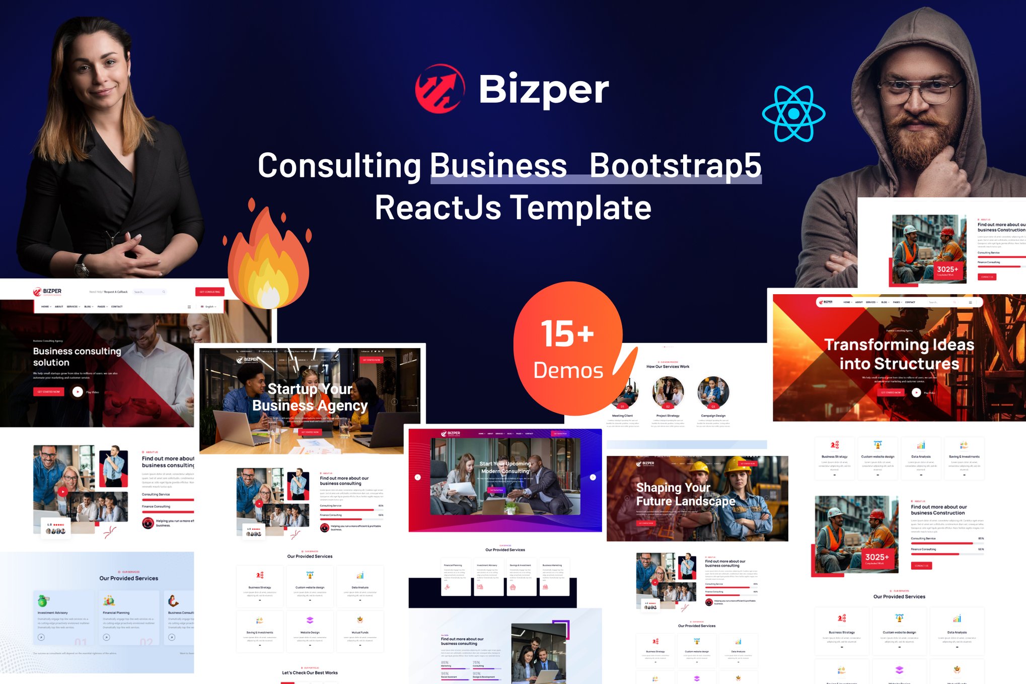 Bizper - Consulting Business React Template
