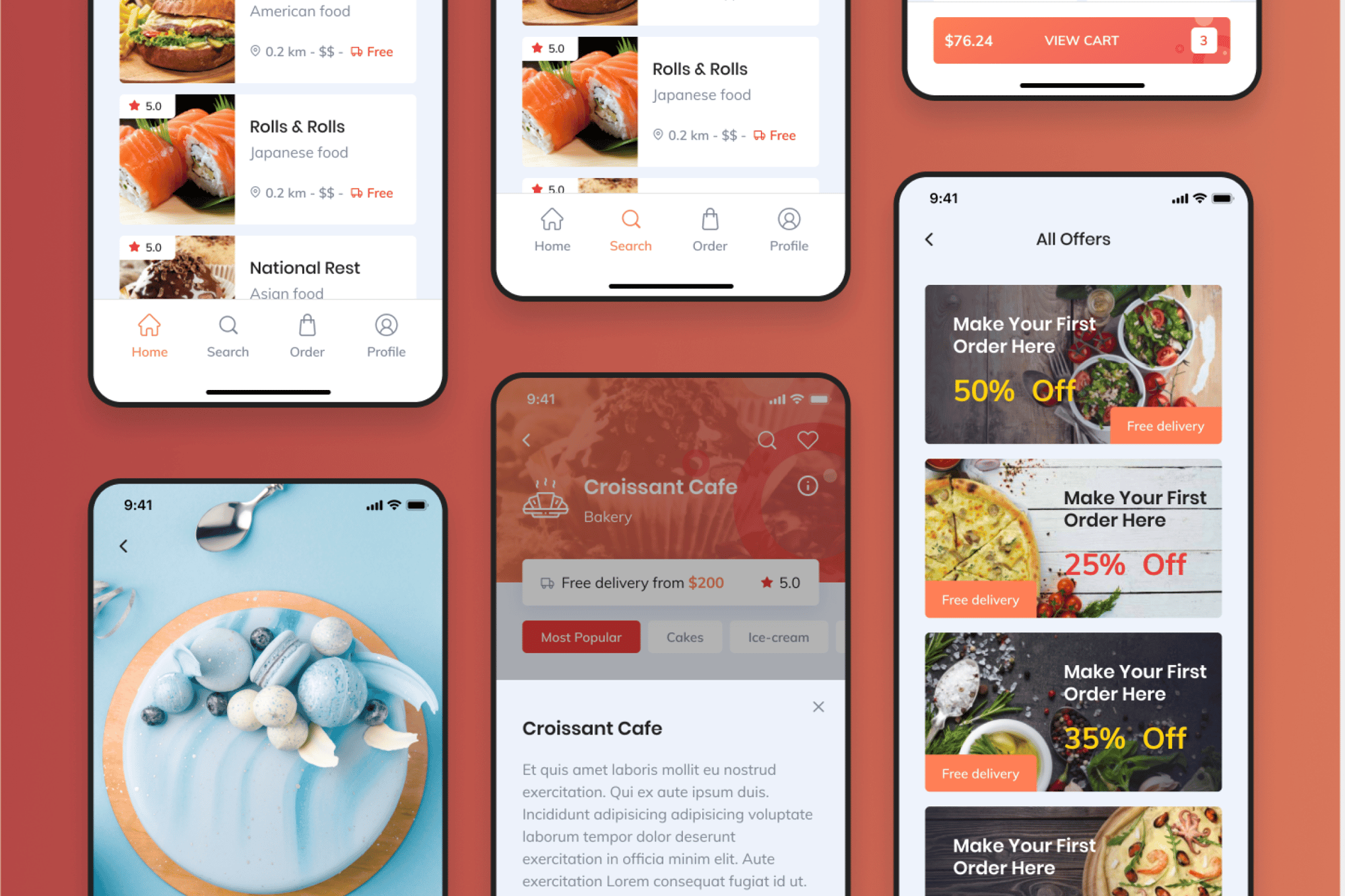 Yummer - Food Delivery React Native App