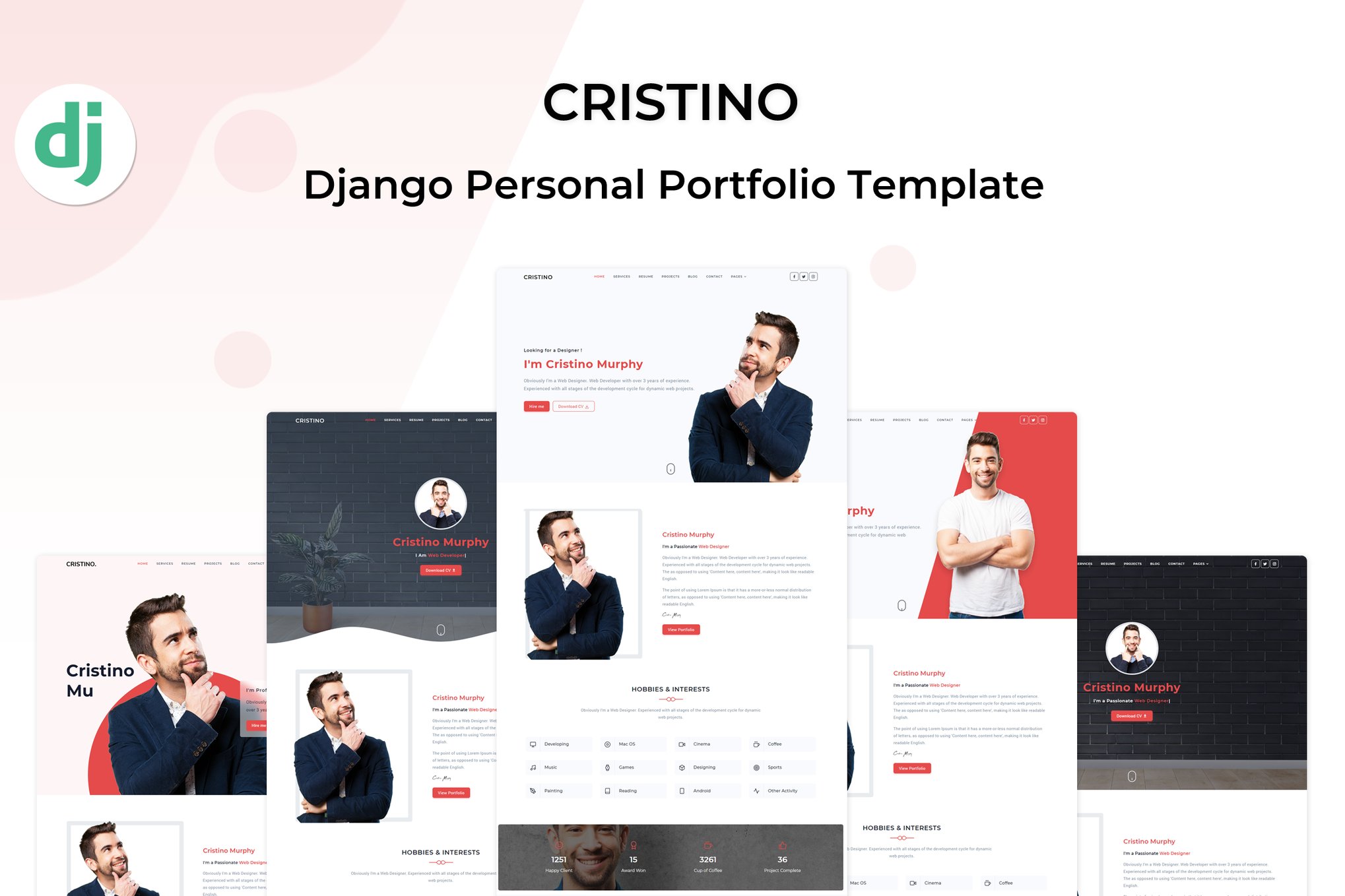 Cristino - Django Personal Portfolio Template