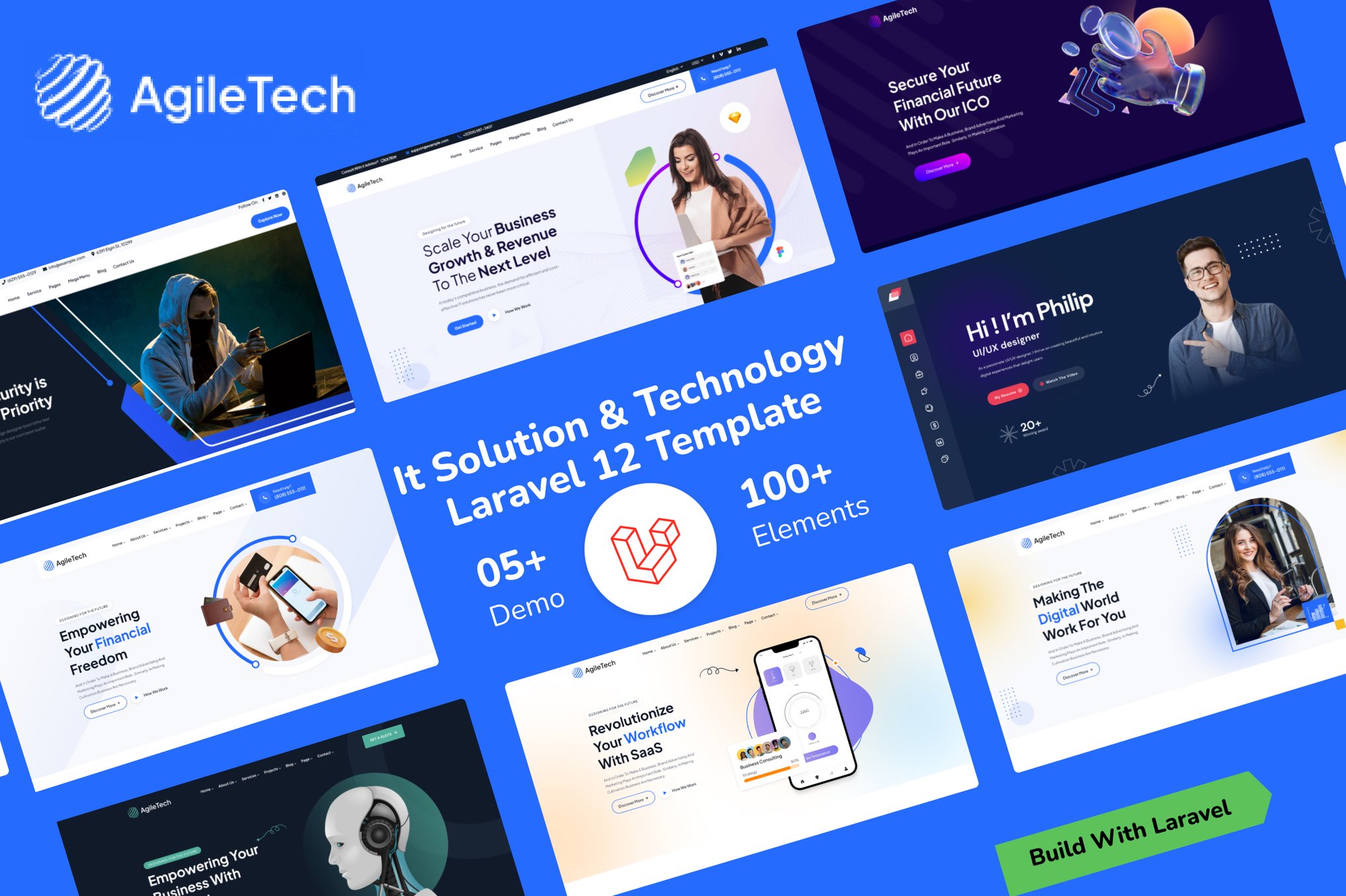 AgileTech - Laravel Multipurpose IT Solutions