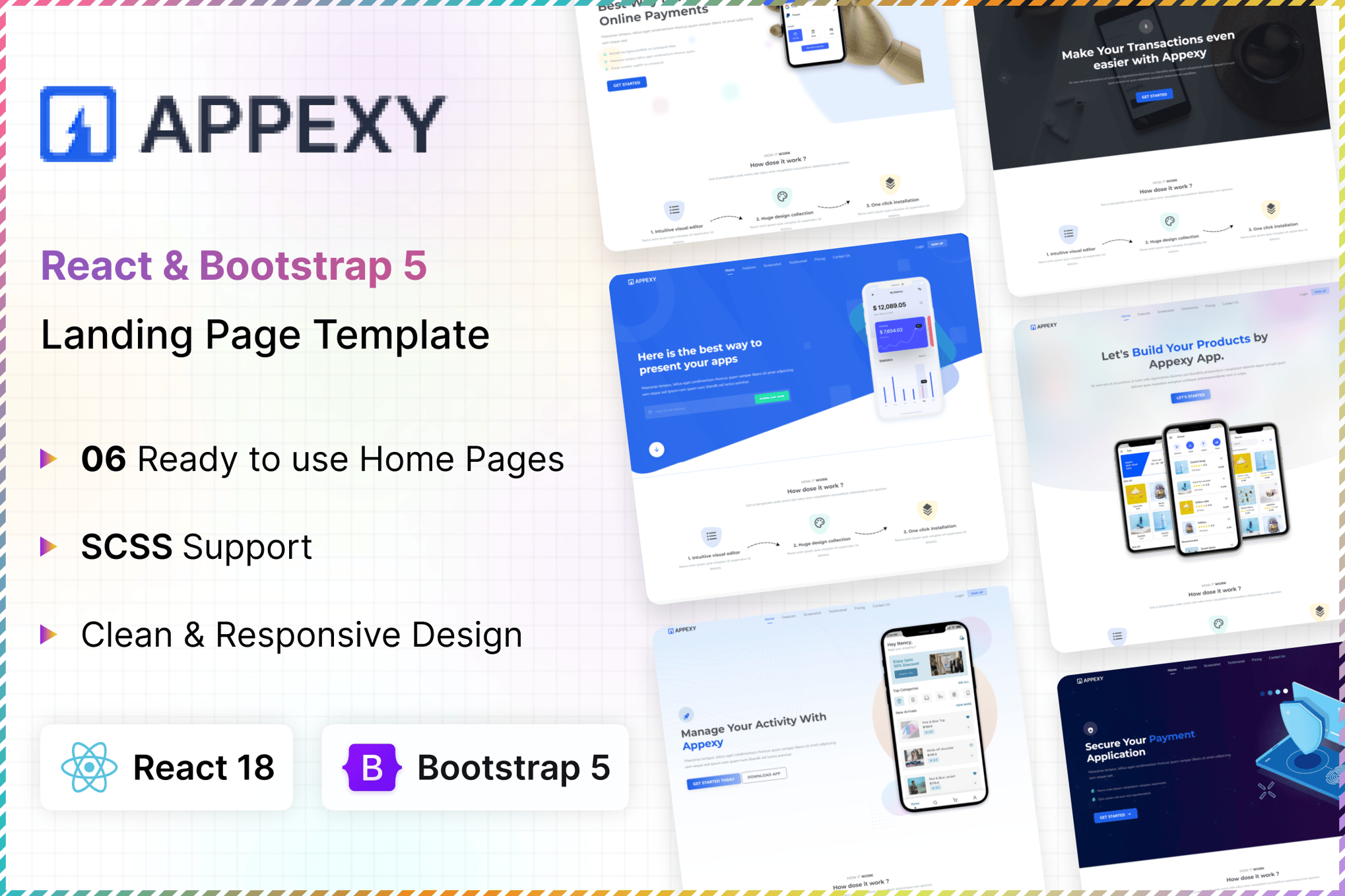 Appexy - React Landing Page Template