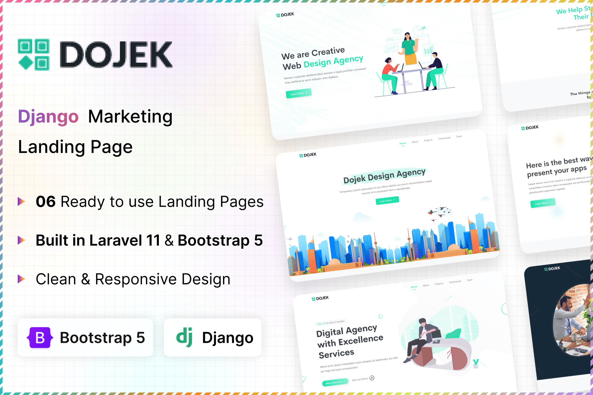 Dojek - Django Landing Page Template