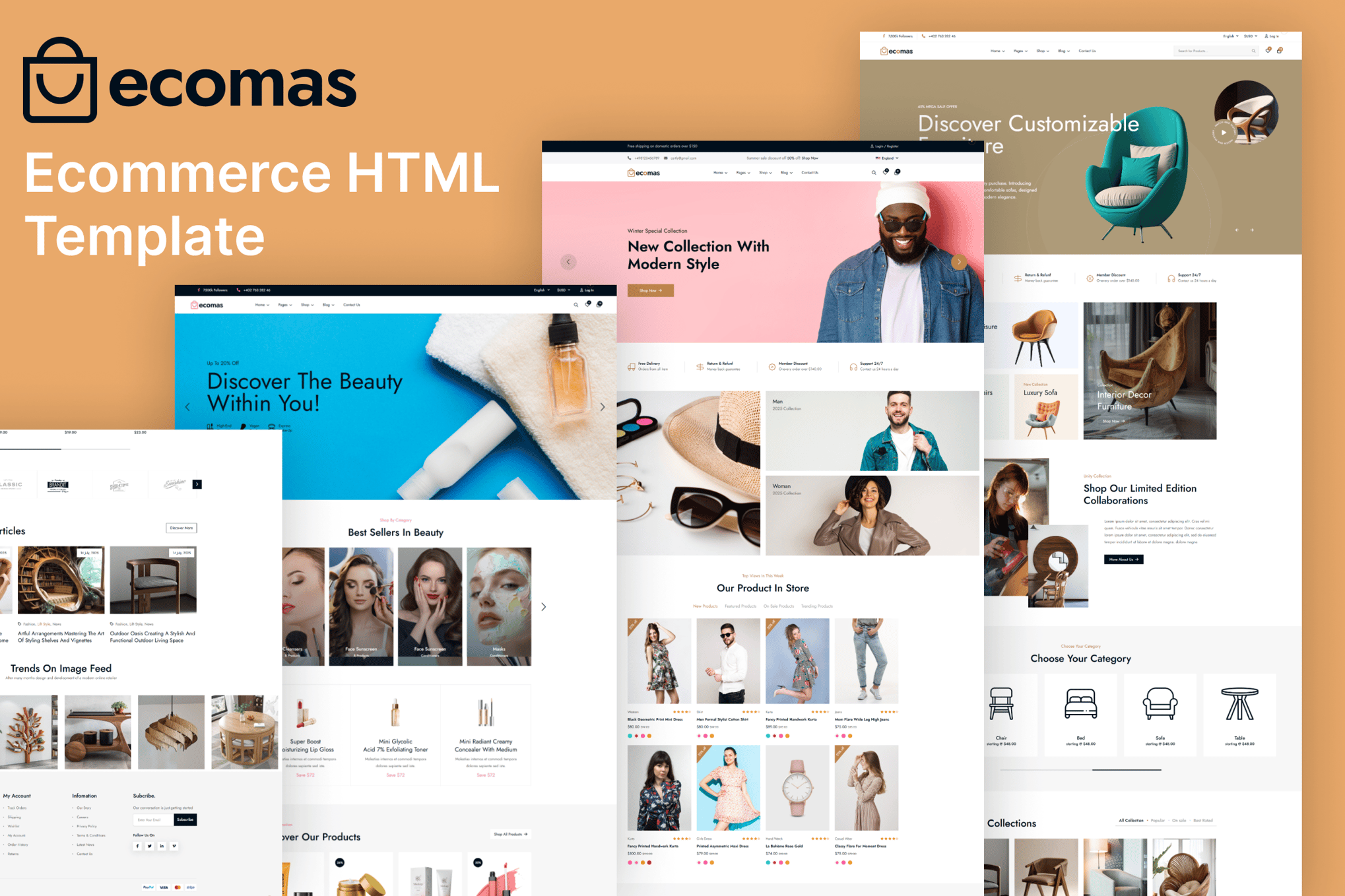 Ecommerce HTML Template
