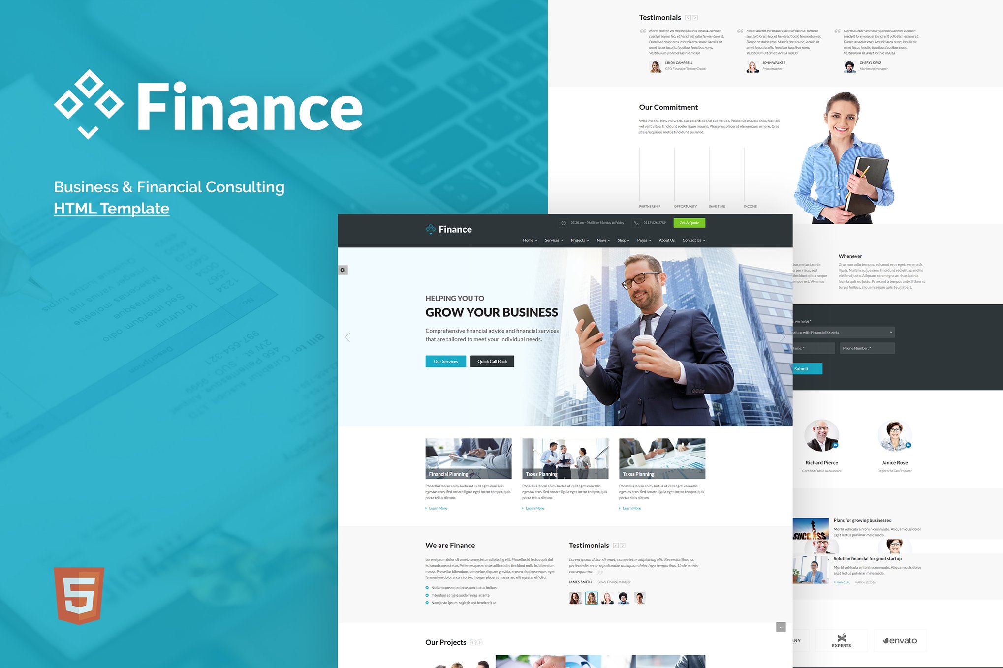 Finance - Business and Financial HTML5 Template