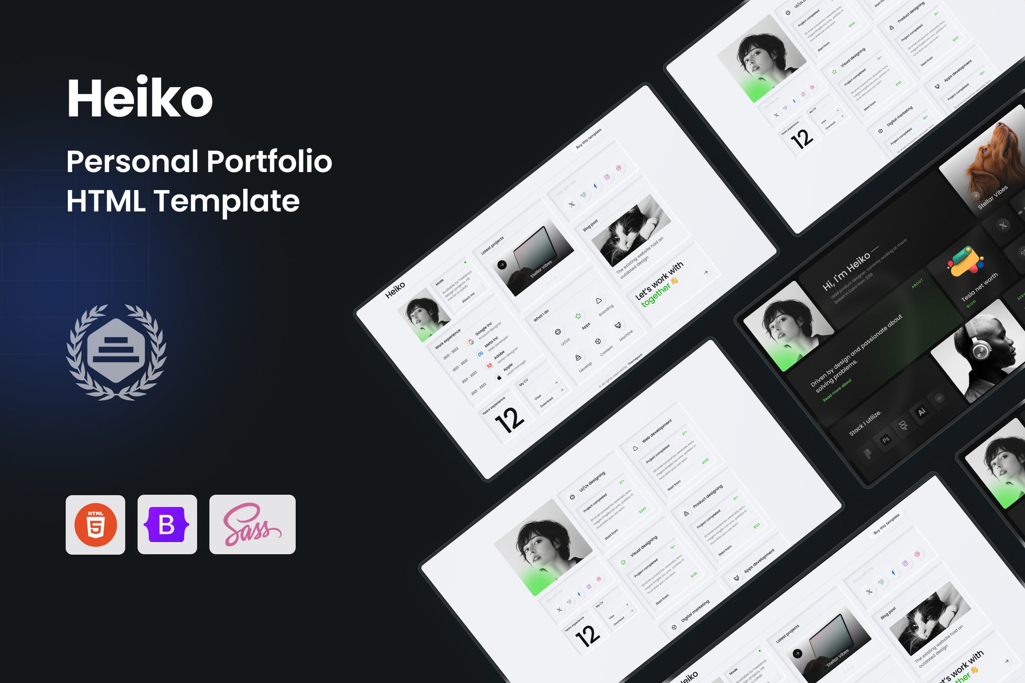 Heiko - Personal Portfolio HTML Template