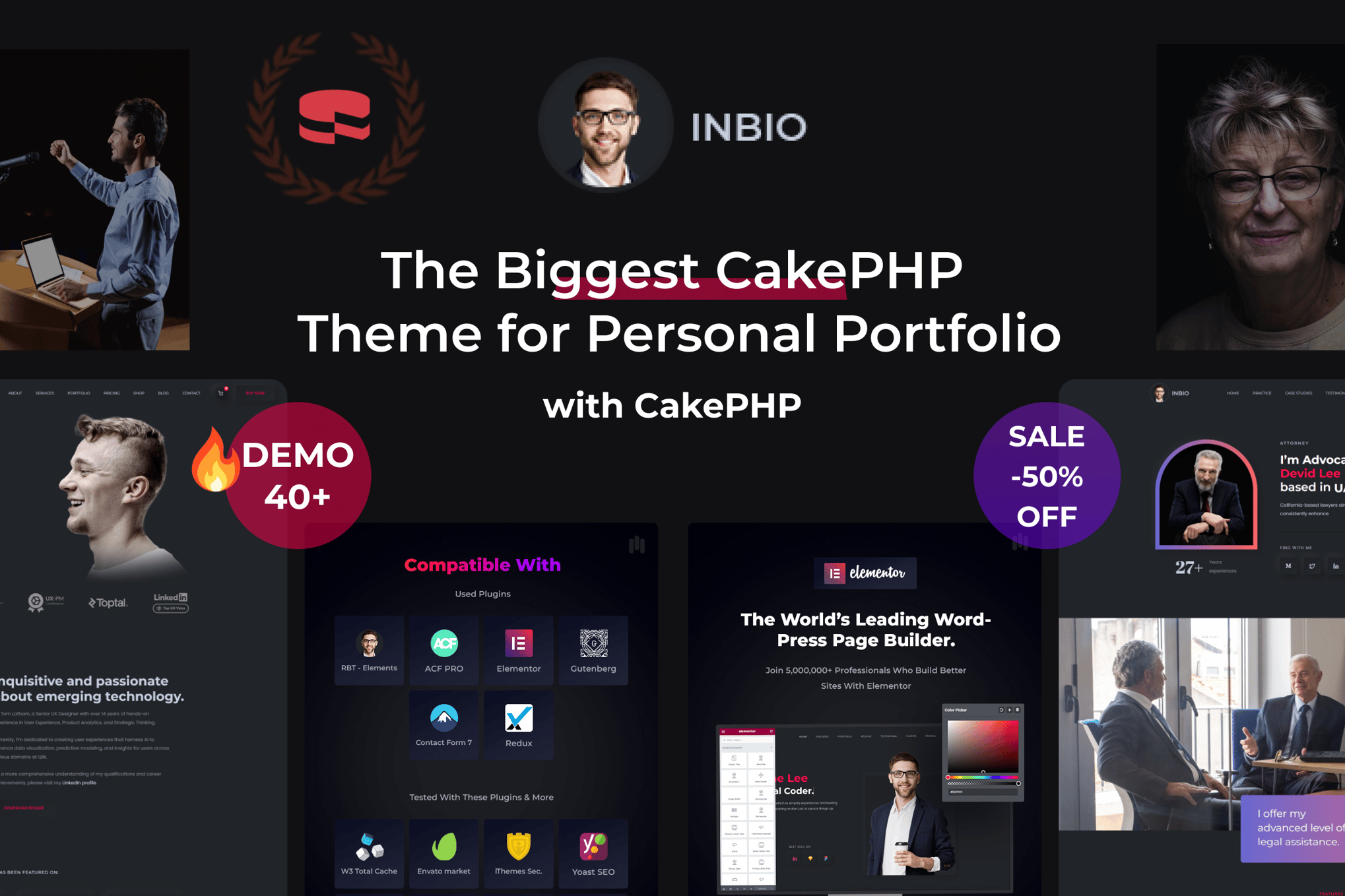 InBio - Personal Portfolio CakePHP Template