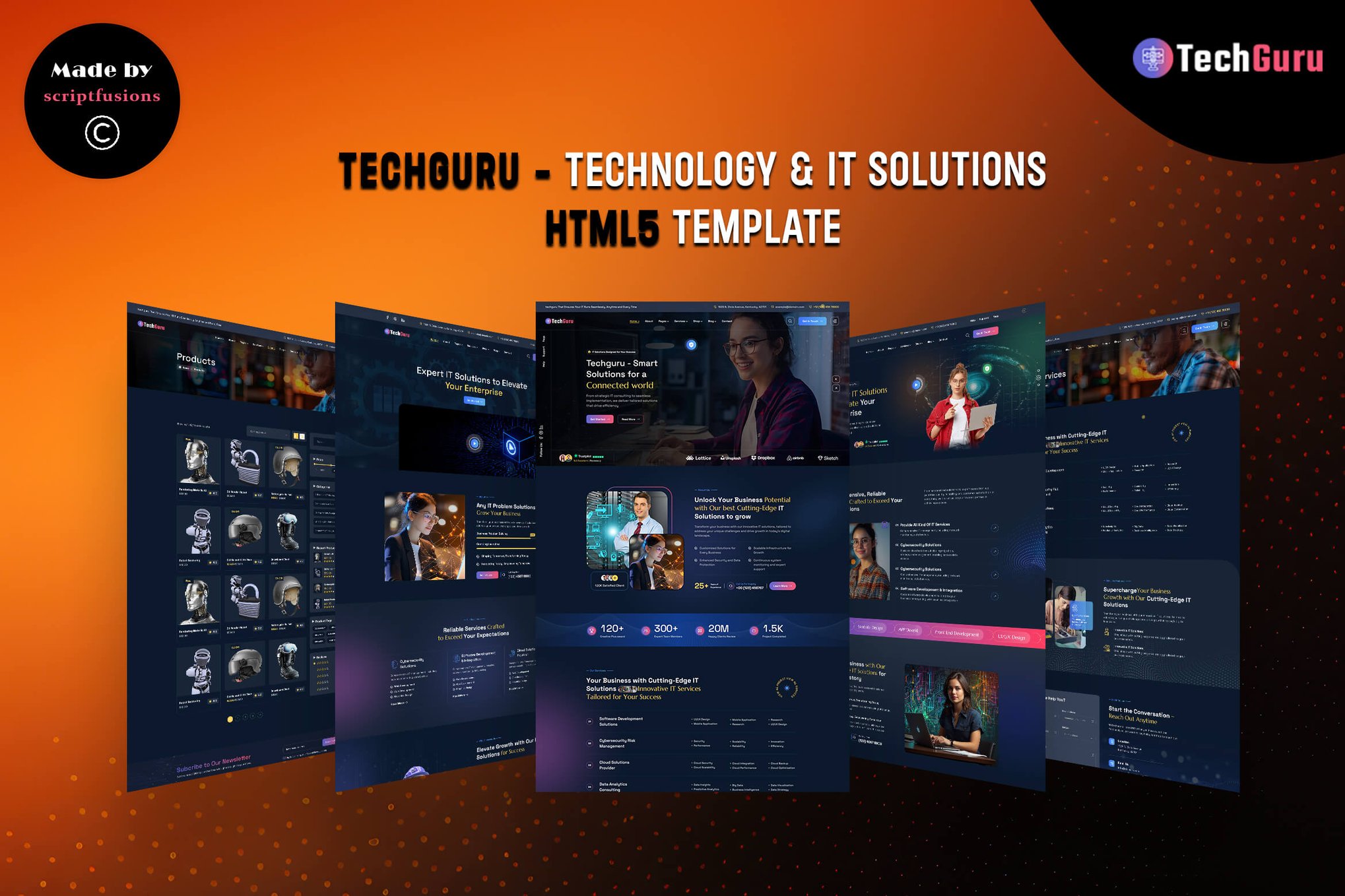 Techguru -Technology and IT Solutions HTML5 Template
