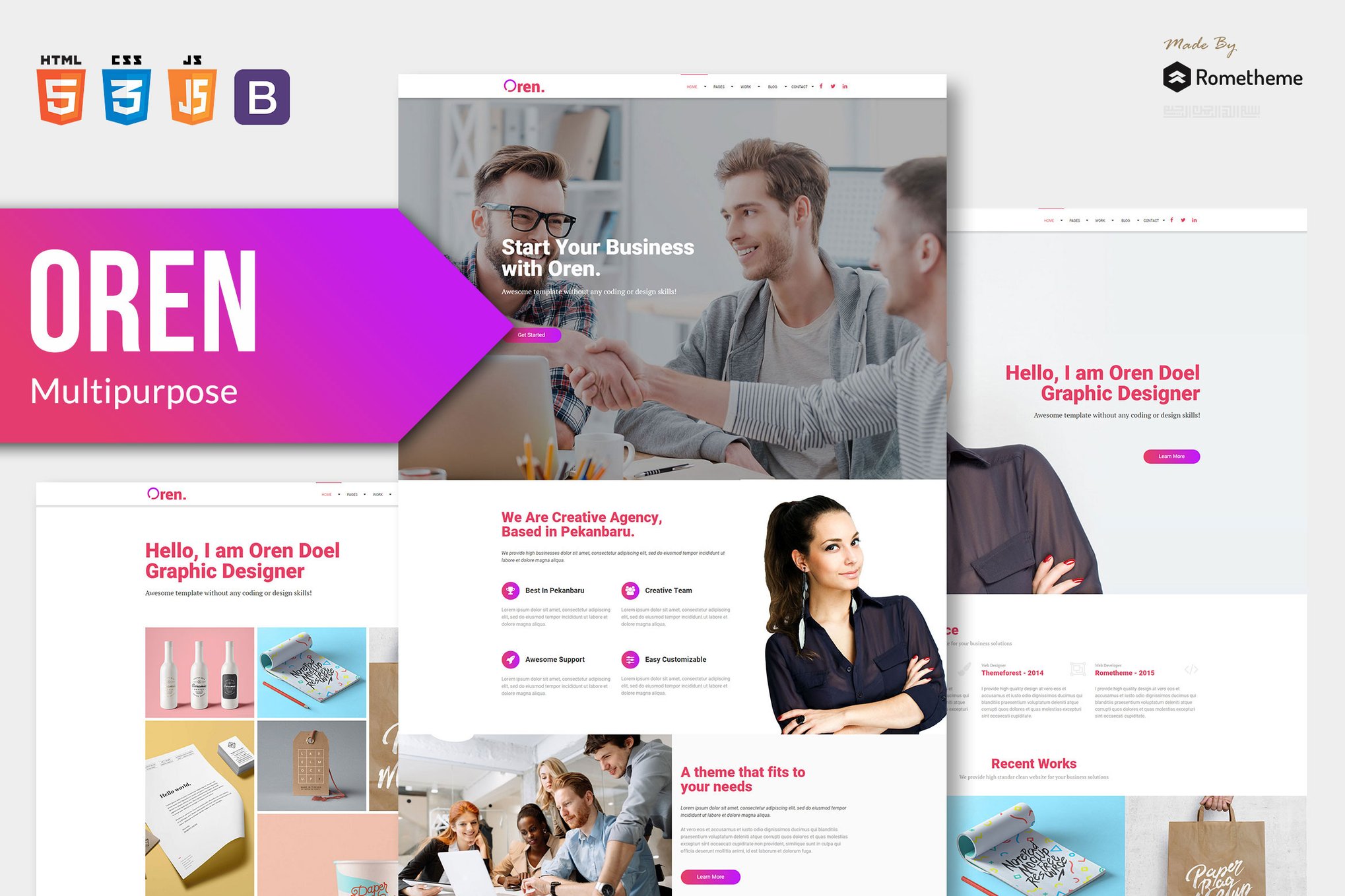 OREN- Responsive Multi-purpose HTML Template RS