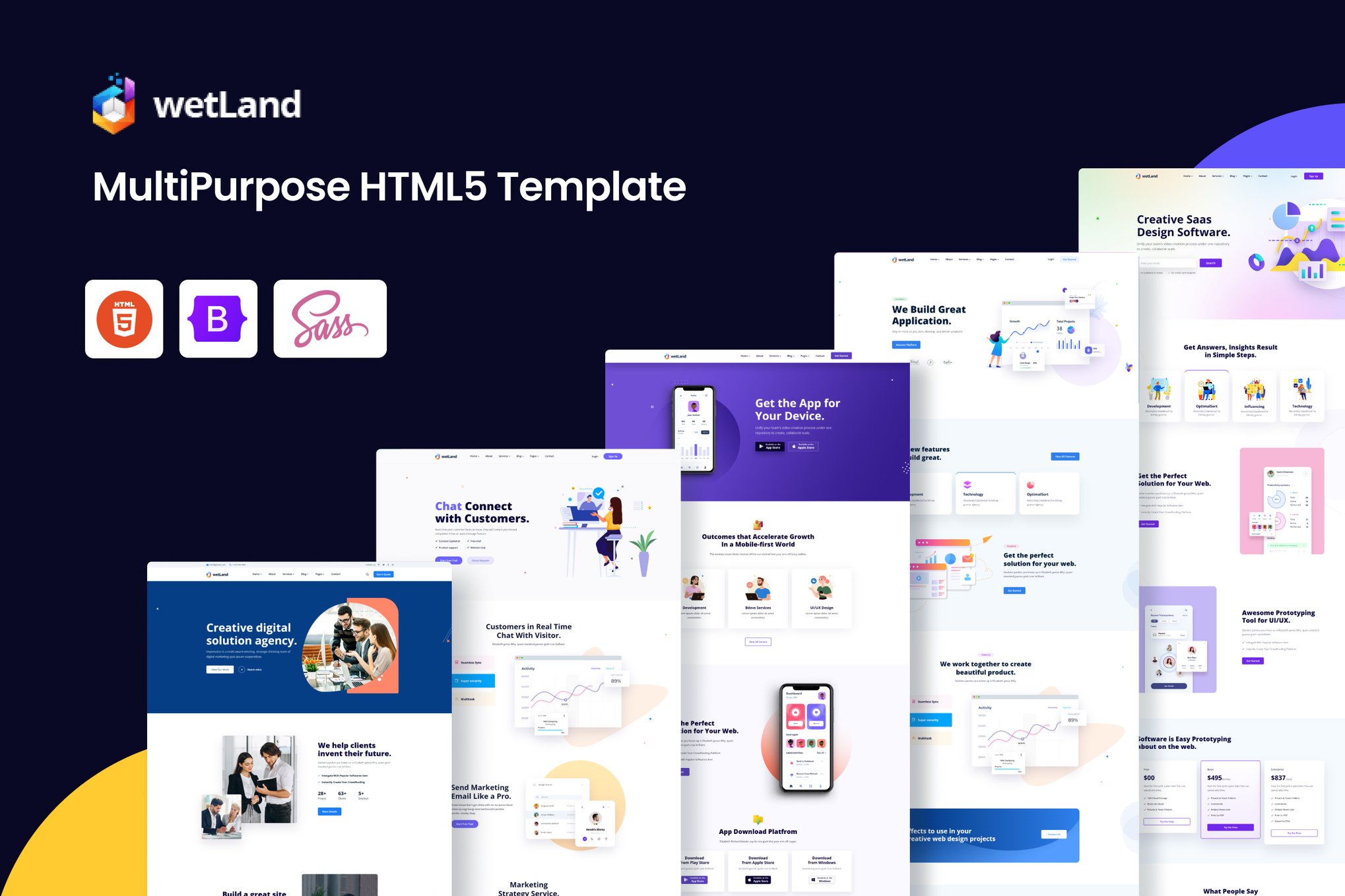 Wetland- MultiPurpose HTML5 Template